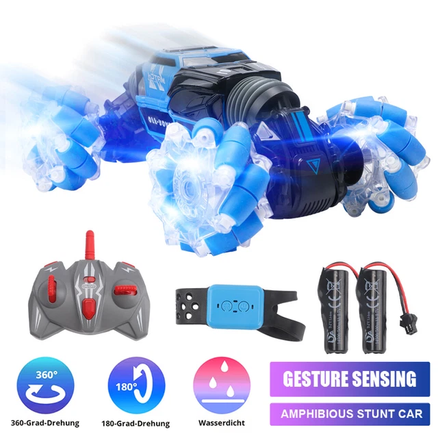 4WD HAND GESTURE 360° RC Stunt Car Sensing Off-Road Remote Control ...