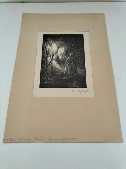 PIERRE EUGÈNE VIBERT - AMOUR NAISSANT - Lithographie EUR 75,01 ...
