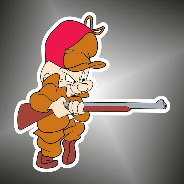 AUFKLEBER BUGS BUNNY elmer fudd DECAL STICKER EUR 2,00 - PicClick DE