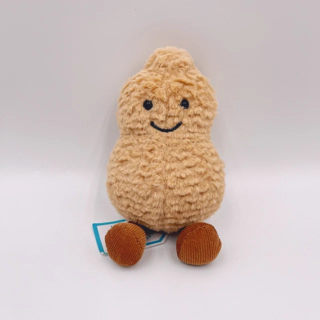 RARE JELLYCAT AMUSEABLES Peanut Real & New w/ Tag - Cute Plush Toy 15cm ...