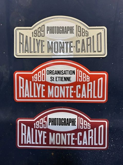 PLAQUE RALLYE MONTE Carlo Rally Plate Targa Schilder EUR 40,00 ...