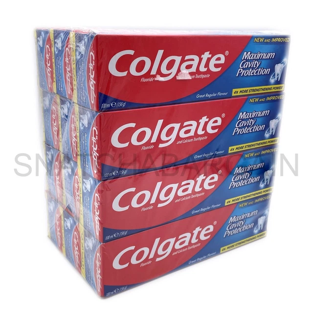 12 TUBE'S COLGATE Original Maximum Cavity Protection Toothpaste 100Ml £ ...