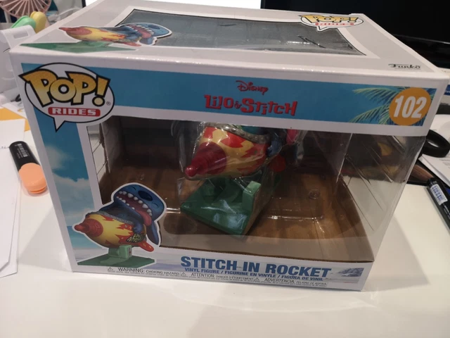 FUNKO POP! RIDES - Stitch in Rocket Figurine en Vinyle Très Bon État ...