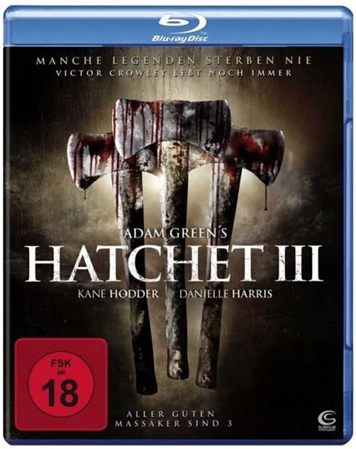 HATCHET 3 (BLU-RAY) Danielle Harris Kane Hodder Derek Mears Zach ...