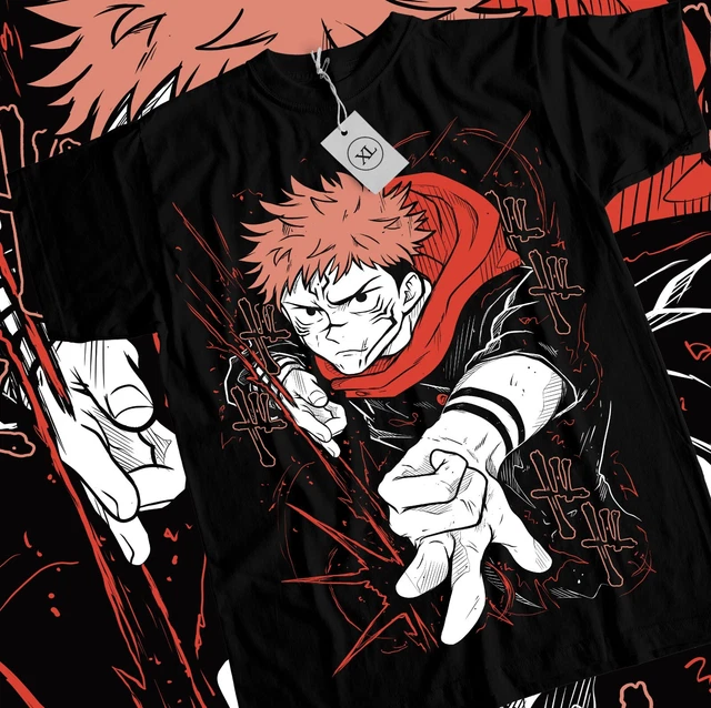 Gojo T Shirt Megumi Itadori Yuji Jujutsu Kaisen Sukuna Anime T Shirt