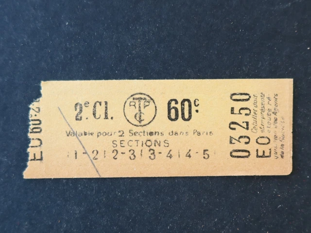 ANCIEN TICKET OMNIBUS bus 03250 PARIS 31 EUR 5,00 - PicClick FR