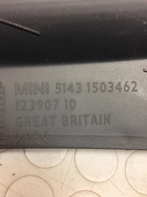 MINI COOPER R50 1.6 3P Plastica Interna Pannello Posteriore Destro ...