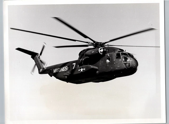 AVIATION SIKORSKY AIRCRAFT CH-53A Turbojet VTOL Helicopter c1960s B&W ... AVIATION SIKORSKY AIRCRAFT CH-53A Turbojet VTOL Helicopter c1960s B&W ...