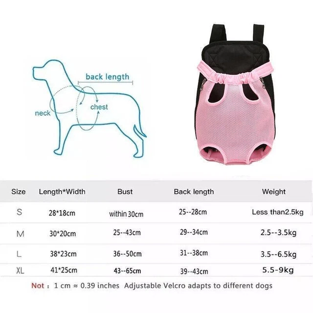 PET CARRIER DOG Cat Puppy Front Back Backpack Shoulder Carry Sling ...