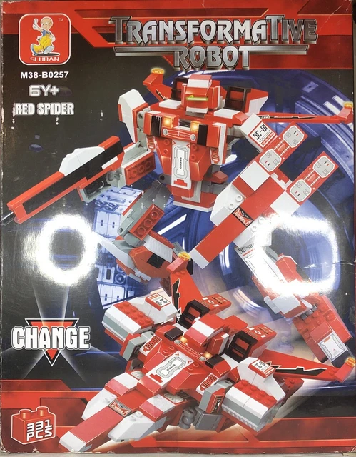 TRANSFORMATIVE ROBOT SLUBAN Assembly Kit Red Spider/Battleplane M38 ...