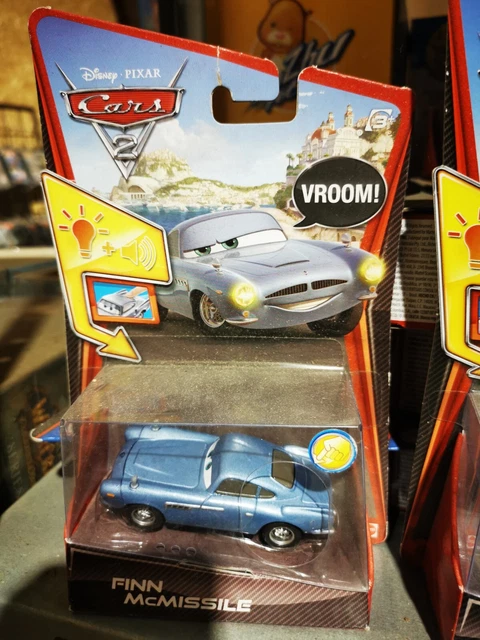 MATTEL DISNEY PIXAR Cars 2 FINN McMISSILE Lights & Sounds Vehicle Talk ...