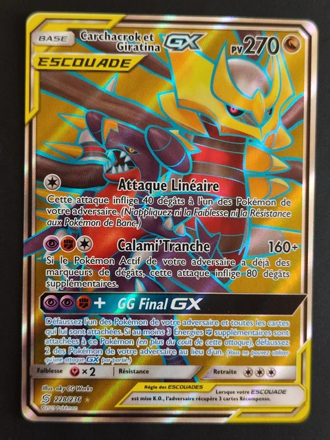 CARTE POKÉMON - CARCHACROK et GIRATINA Full Art - 228/236 SL11 Harmonie ...