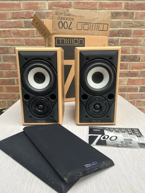 MISSION 700 HI-FI Bookshelf Speakers £63.54 - PicClick UK