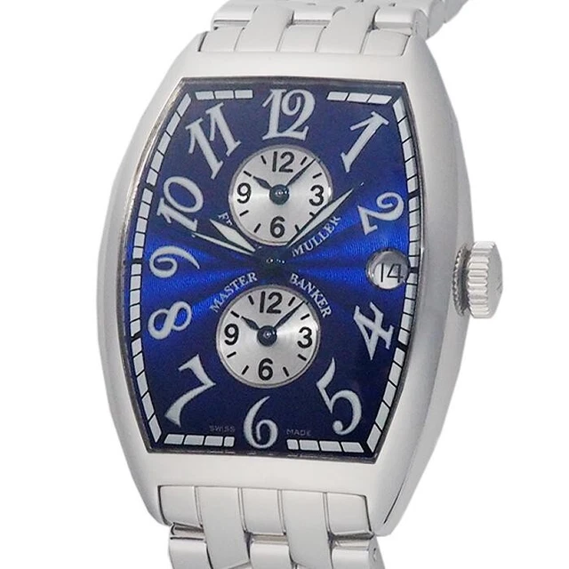 FRANK MULLER TONO Curvex Master Bunker 6850MB Automatique 34mm Argent ...