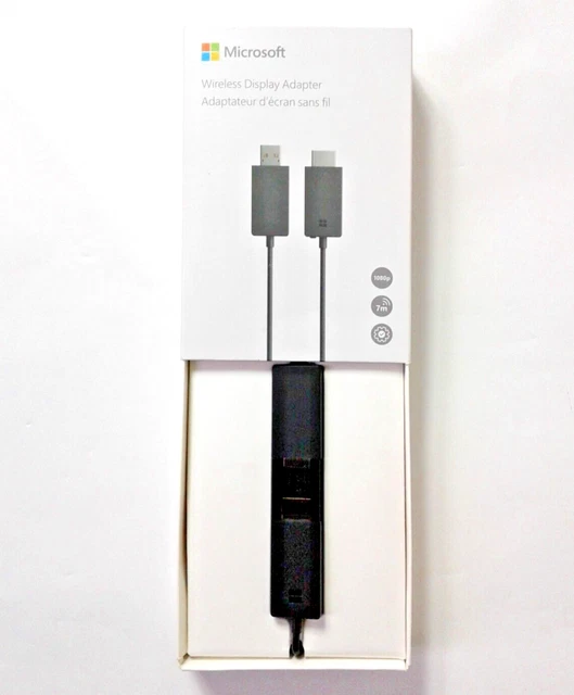 MICROSOFT WIRELESS DISPLAY adapter cable HDMI / USB-A Model 1733 $37.50 ...