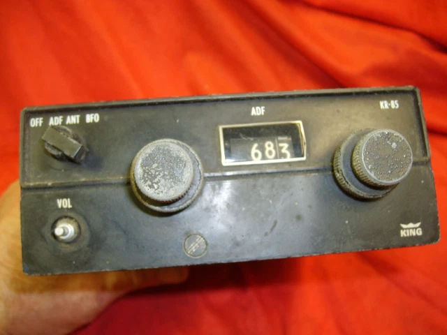KING RADIO CORP KR 85 ADF Receiver with Tray PN 066-1023-00 14 Volt $12 ...