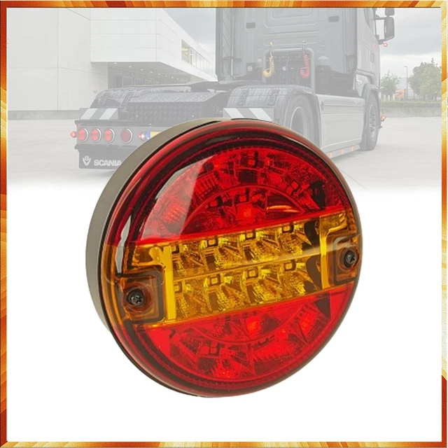 12V LED FEUX Arriere Hamburger Camion Remorque Caravane 3 Fontions ...