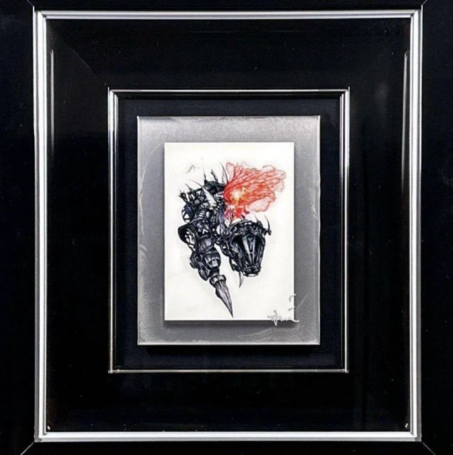 YOSHITAKA AMANO JEWEL Metal Tina FF 6 Original Art Autographed Final ...