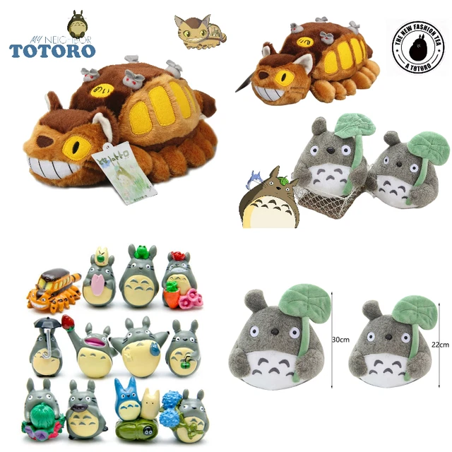1/2PCS STUDIO GHIBLI My Neighbor Totoro Cat Bus Plush Toy Soft Stuffed ...