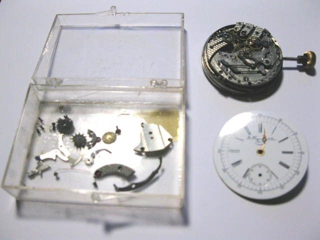 POCKET WATCH REPEATER Chronograph Movement Parts $500.00 - PicClick CA
