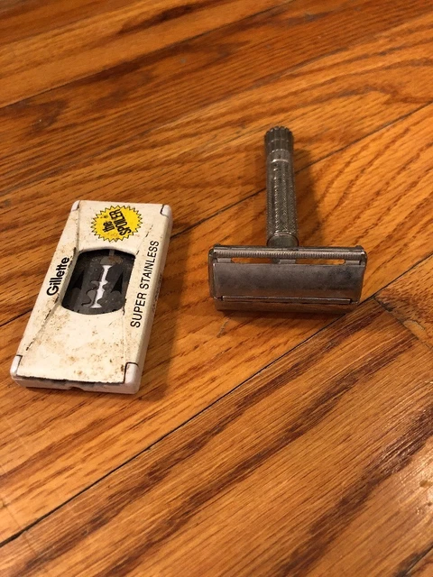 RASOIR DE SÉCURITÉ Gillette Super Speed années 1950 vintage EUR 29,53 ...