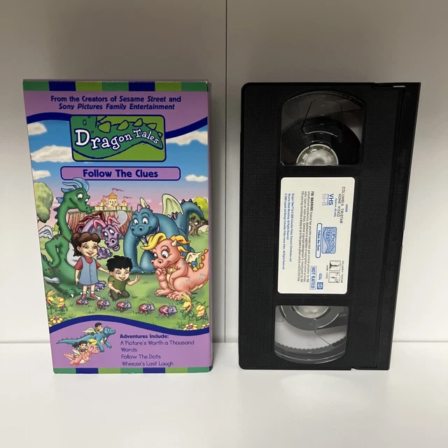 DRAGON TALES FOLLOW the Clues VHS Good Condition VHS Sesame Workshop ...