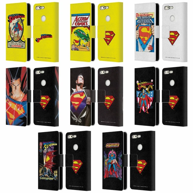 SUPERMAN DC COMICS Famous Comic Book Covers Leather Book Case For ...