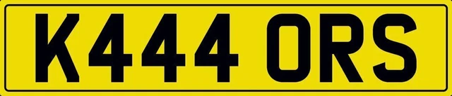 TARGA KAUR K444 Ors Registrazione Auto Cara Cognome Kaurs Reg EUR 581,37 - PicClick IT
