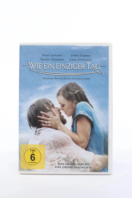 WIE EIN EINZIGER Tag DVD Liebesfilm Ryan Gosling Rachel McAdams FSK 6 ...