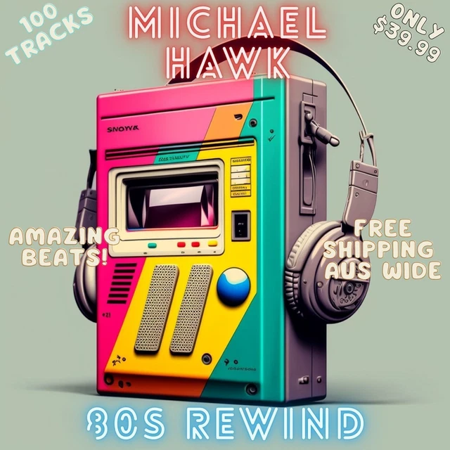 MICHAEL HAWK - 80s Rewind 2026 Instrumental Music - 100 TRACKS - USB £ ...