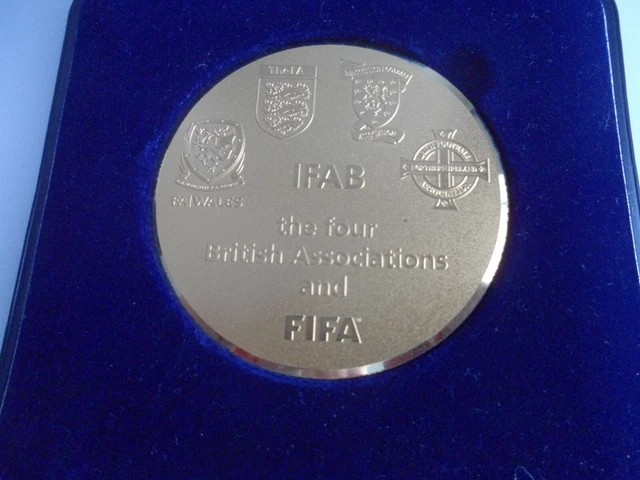 PRESENTATION MEDAL TO Commemorate Football Association 125 Year ...
