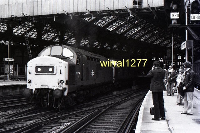 ORIGINAL RAILWAY PHOTOGRAPHIC negative Class 37 37294/234 at Brighton £ ...