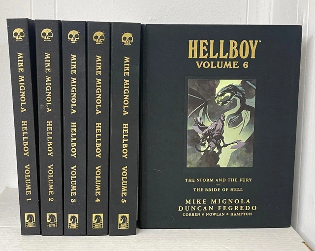 HELLBOY. THE LIBRARY Edition. Set sei volumi Mike Mignola. Dark Horse ...