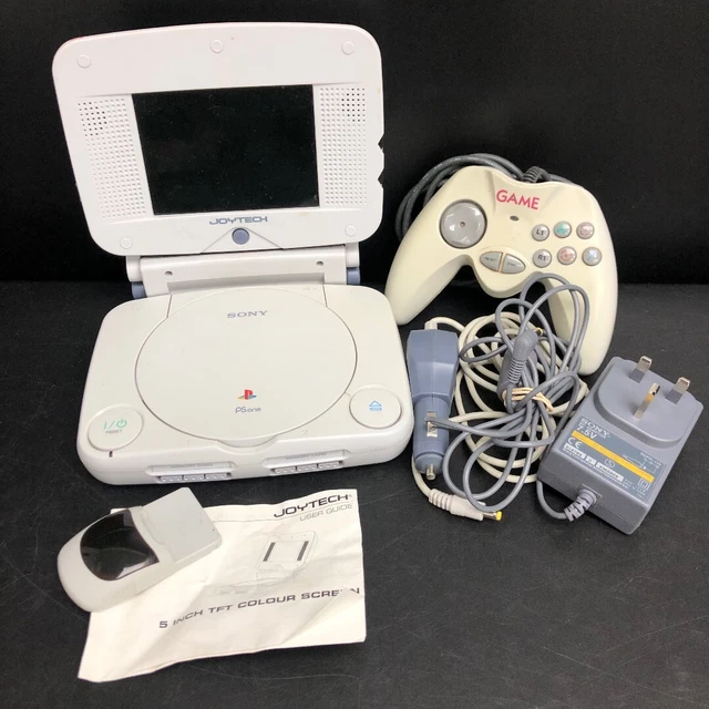 SONY PLAYSTATION PS1 One Console & Controller & 5" Joytech Screen SCPH ...