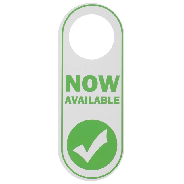 PVC DO NOT Disturb Sign Office Vacant Occupied Door Knob Hanger £5.18 ...