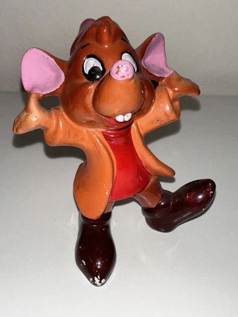 VINTAGE JAQ CERAMIC Figurine Walt Disney Productions Japan Cinderella ...