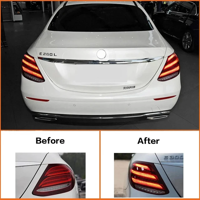 FOR BENZ W213 E-Class E200 E300 2016-2019 LED DRL Tail Lamps Turn Signal Pair $1,193.18 ...