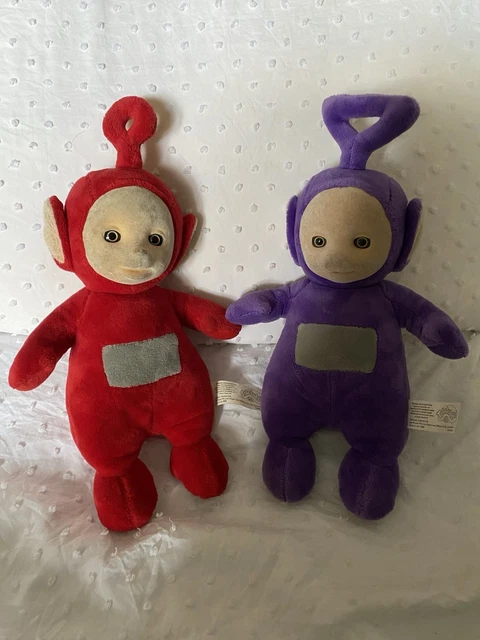 TELETUBBIES TINKY WINKY & Po Plush 2015 Cbeebies Soft toys *flaws & not ...