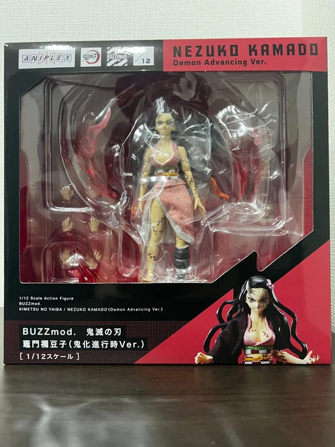 BUZZMOD. NEZUKO KAMADO Demon Advancing Ver. Demon Slayer Action Figure ...