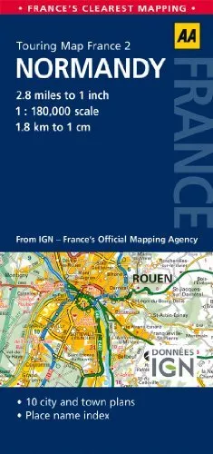 AA ROAD MAP Normandy (AA Touring Map France 02): AA Road Map... by AA ...