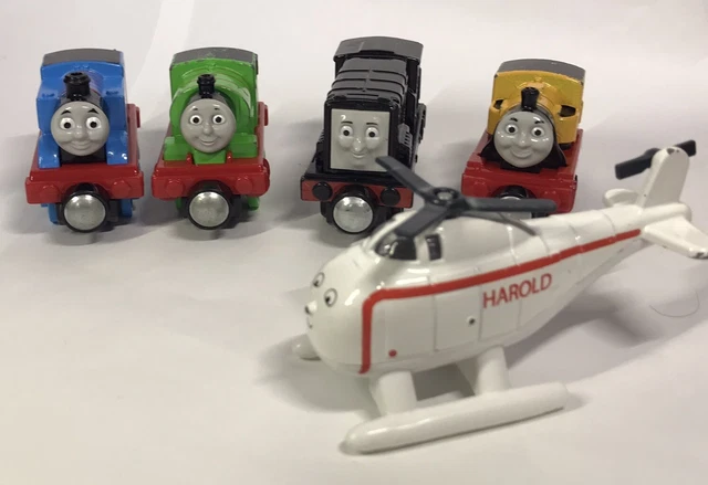 X5 THOMAS & Friends Take-n-Play Diecast Magnetic Percy Diesel Harold ...