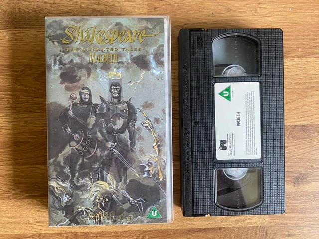 SHAKESPEARE THE ANIMATED Tales MACBETH - VHS Video - Excellent ...