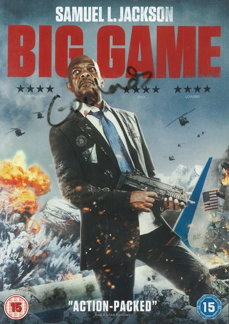 BIG GAME (2014) DVD, Samuel L. Jackson, Onni Tommila, Ray Stevenson ...