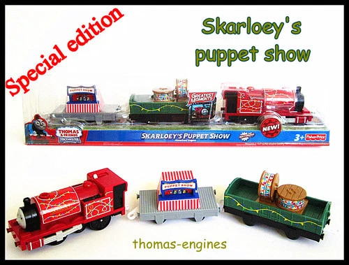 THOMAS THE TANK engine TRACKMASTER TRAIN Skarloey Puppet Show **nuovo ...