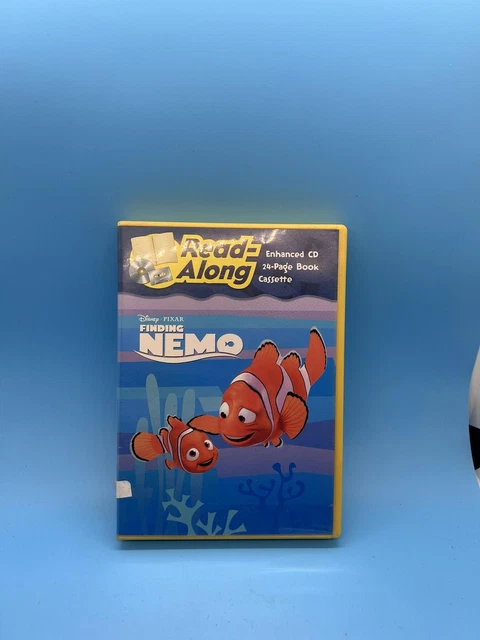 DISNEY PIXAR FINDING Nemo Read Along Book Set CD Cassette Kids ...