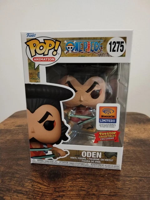 FUNKO POP ANIMATION One Piece Oden #1275 WonderCon Limited Toystop ...