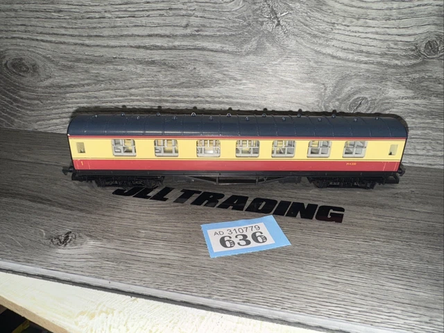 HORNBY R.442 BR 57 FT Stanier Corridor Coach M4330 Good Condition £12. ...