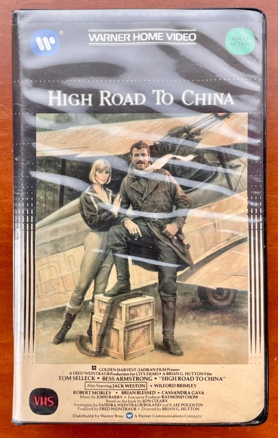 HIGH ROAD TO China 1983 VHS Warner #11309 Clamshell -Tom Selleck, Bess ...