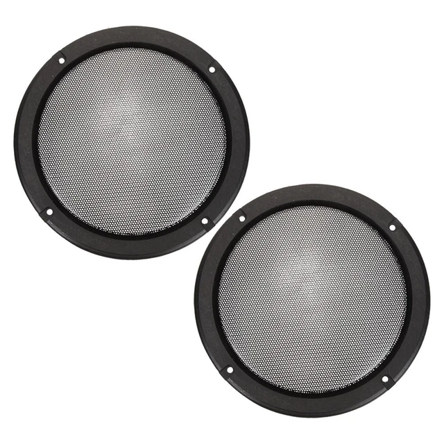 2 PCS CAR Speaker Covers Grille Metal Subwoofer Grills Replacement £10. ...