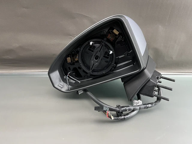 ORIGINAL AUDI R8 exterior mirror RHD left meme heated floret silver ...